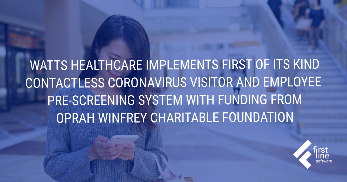 First Line and eConnect Create Solution to Combat COVID-19