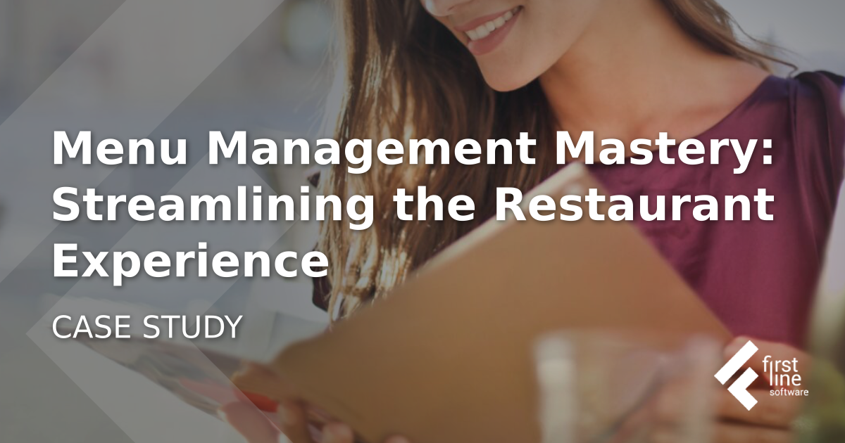 Restaurant Menu Management System Development | First Line Software